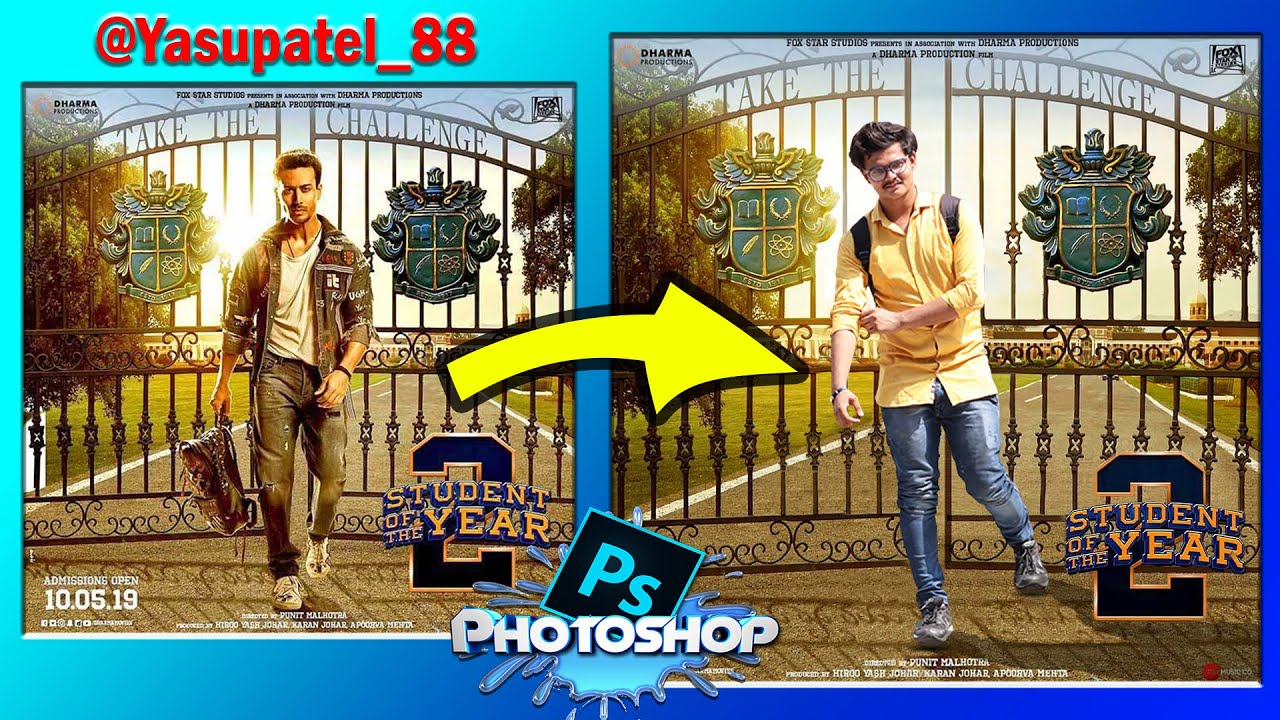 How to Make Movie Poster || Photoshop Best Editing || Remove Movie ...