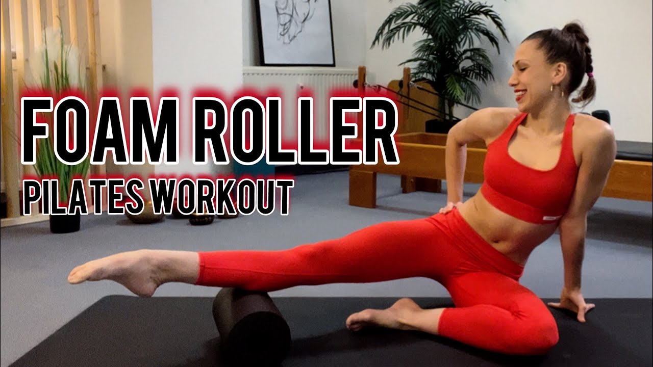 15 MIN FOAM ROLLER PILATES || Myofascial Release meets Pilates (foam ...