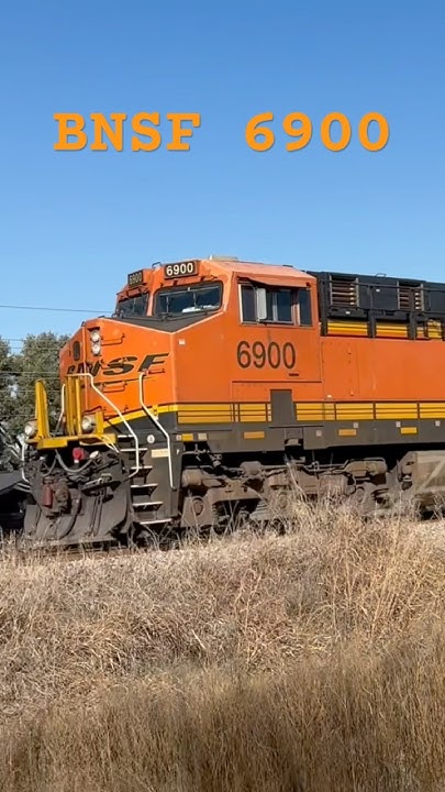 BNSF 6900 - December 19, 2024 #bnsf #railroad #railfan #railway - YouTube