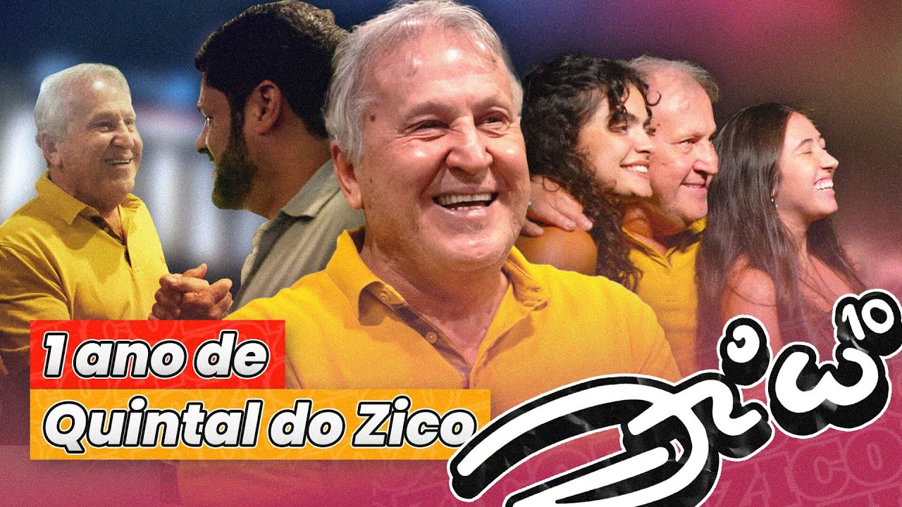 UMA NOITE ESPECIAL - 1 ANO DE QUINTAL DO ZICO - YouTube