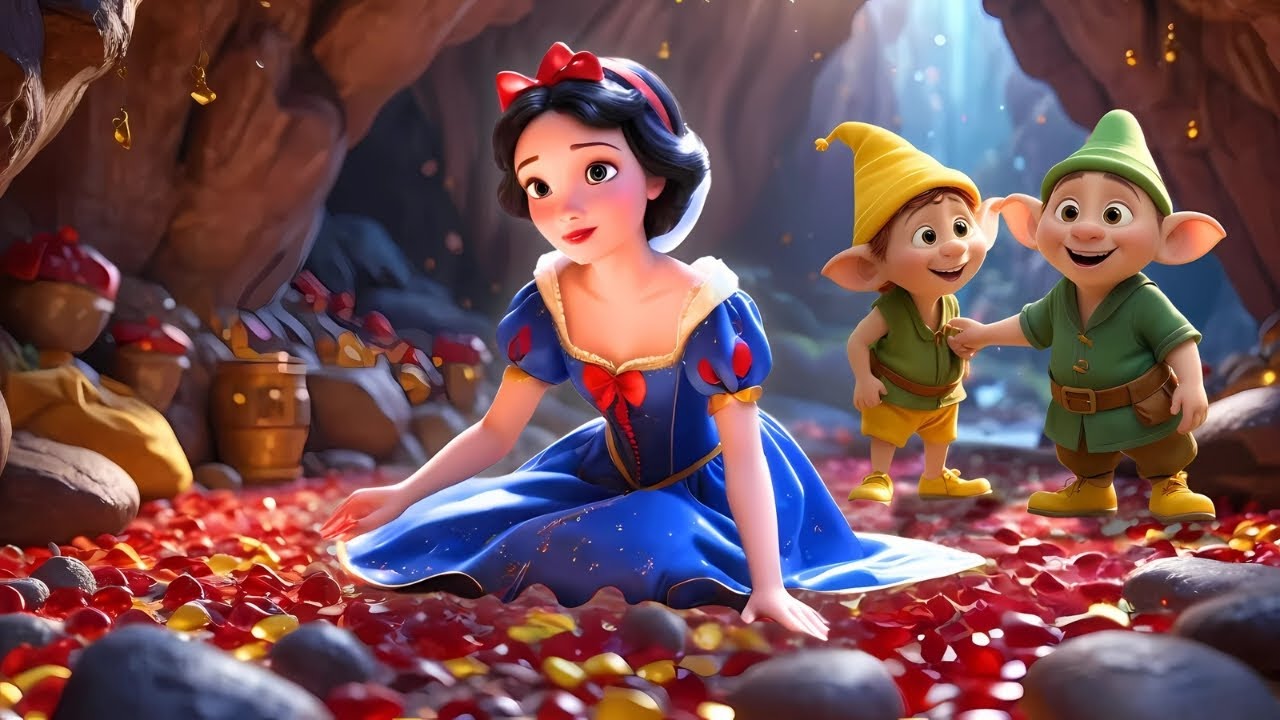 Snow White and the Secret Gem Cave | Treasures of Fairy Glen | Animated ...