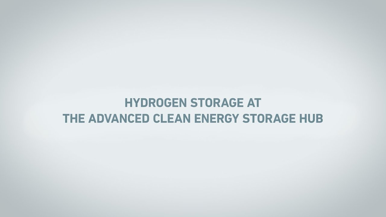 Hydrogen Storage at the Advanced Clean Energy Storage Hub - YouTube