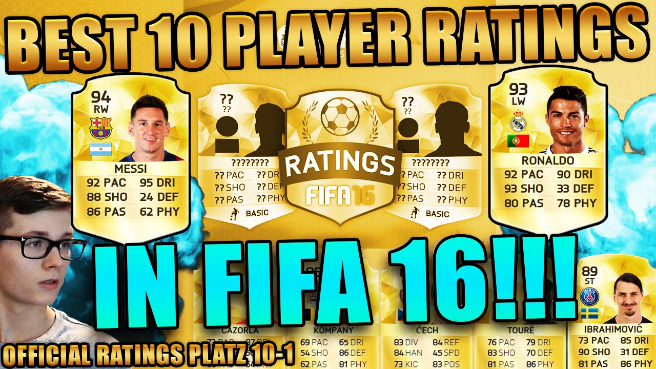 FIFA 16: ULTIMATE TEAM (DEUTSCH) - TOP 10 OFFICIAL FIFA 16 PLAYER ...