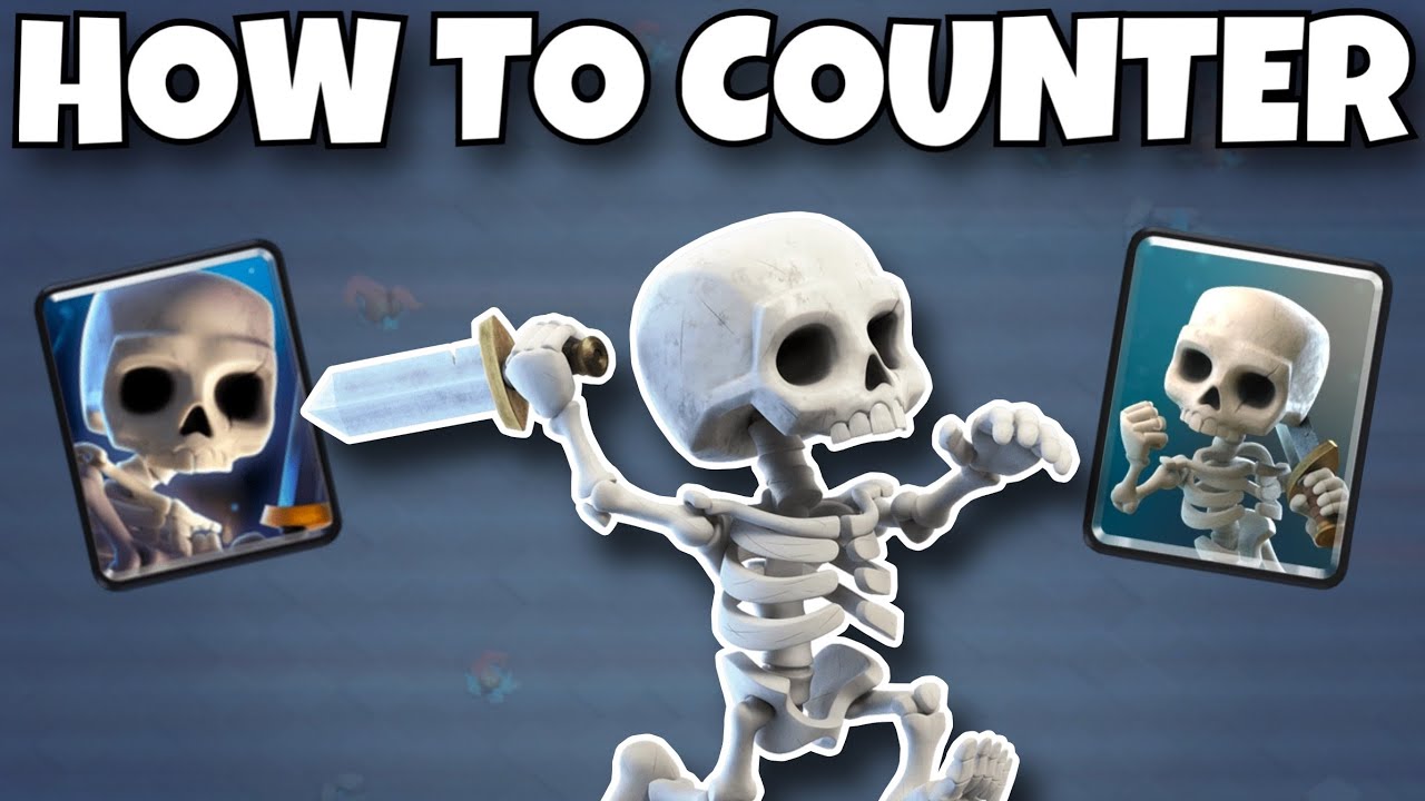 How to Easily Counter Skeletons (Clash Royale) - YouTube