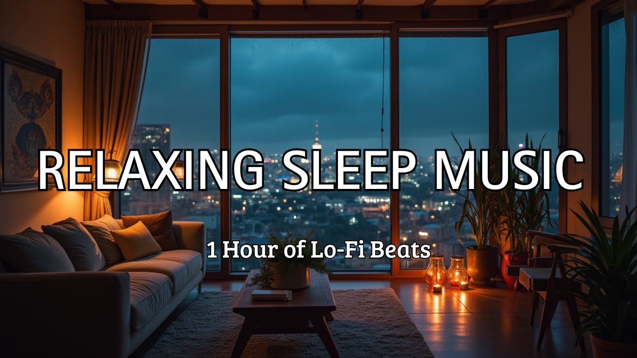 1-Hour Nighttime Lofi Mix Relaxing Sleep Music & Stress Relief Beats ...