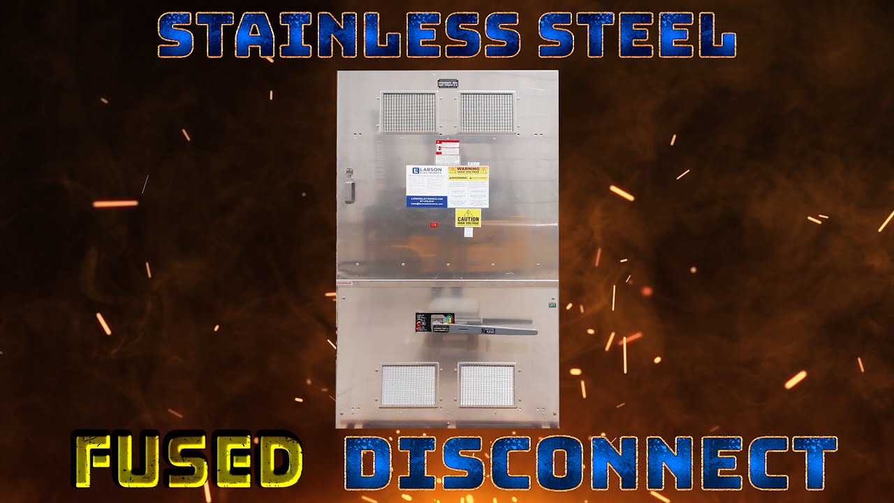 Stainless Steel Fused Disconnect Switch - Industrial Power - YouTube
