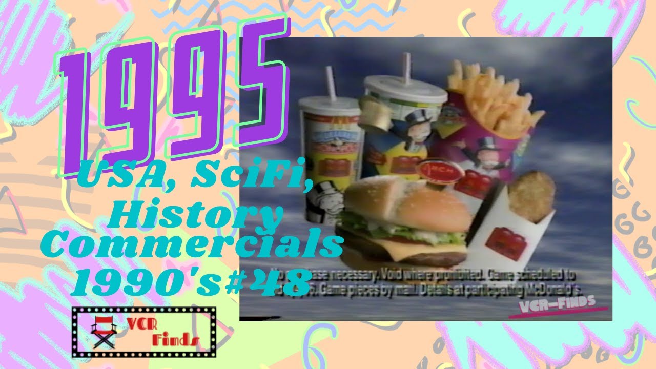 1995 Commercials aired on USA, ABC, History and Sci Fi Channels Part 2 ...