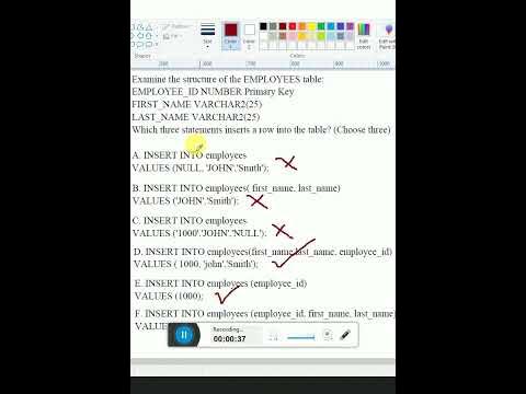 ORACLE SQL MCQ Question with answer | Oracle Interview Questions | SQL Interview Question - YouTube
