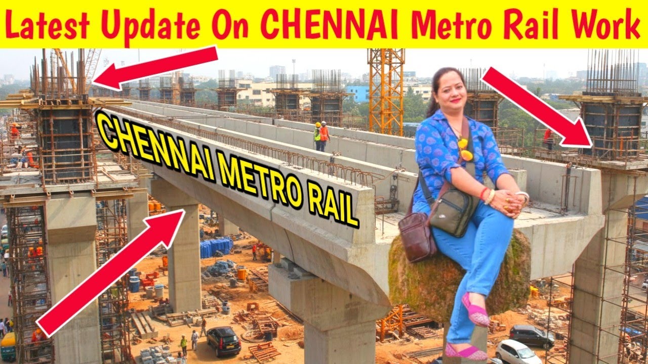 Chennai Metro Phase 2: Kathipara Junction Work Update | Real-Time ...