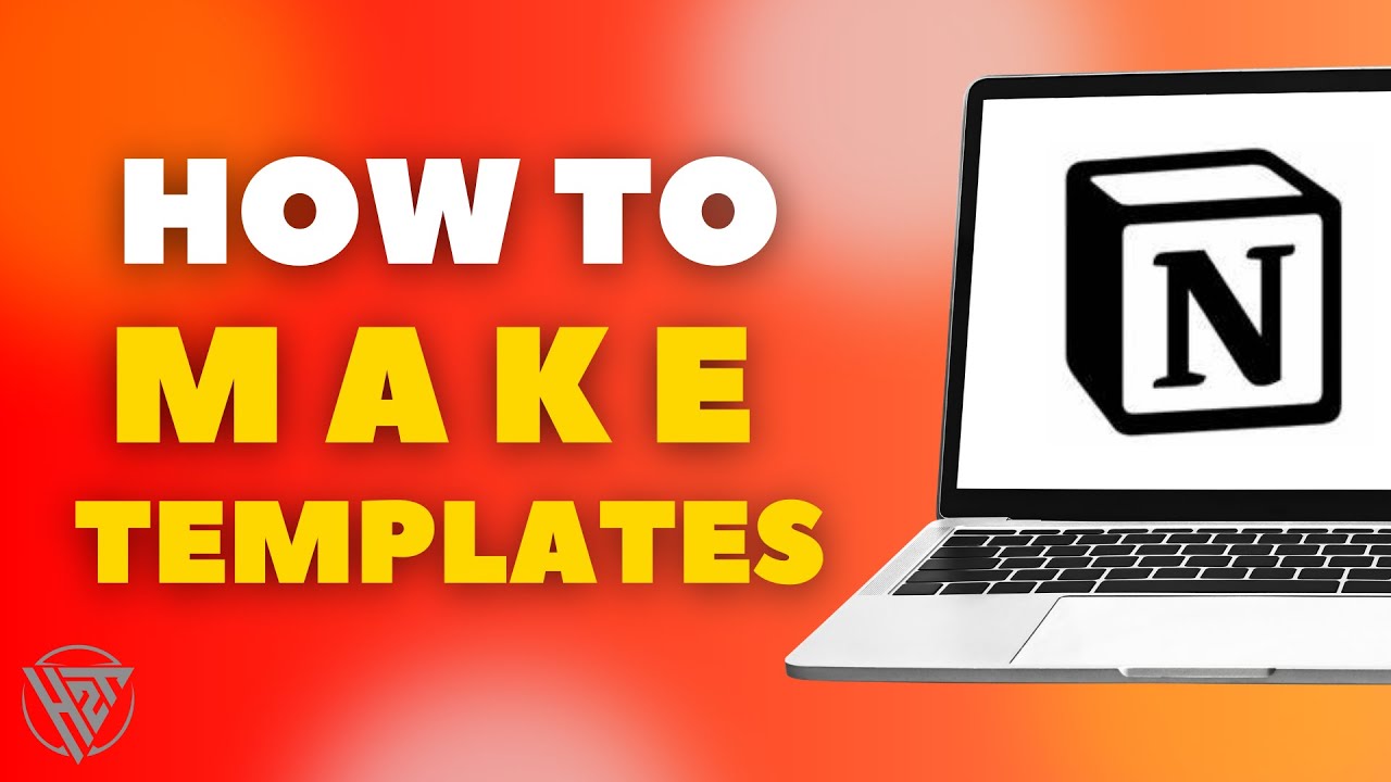 How To Make Notion Templates 2024 - YouTube