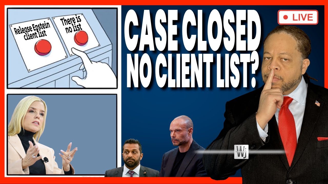 CASE CLOSED - THERE IS NO EPSTEIN CLIENT LIST - YouTube