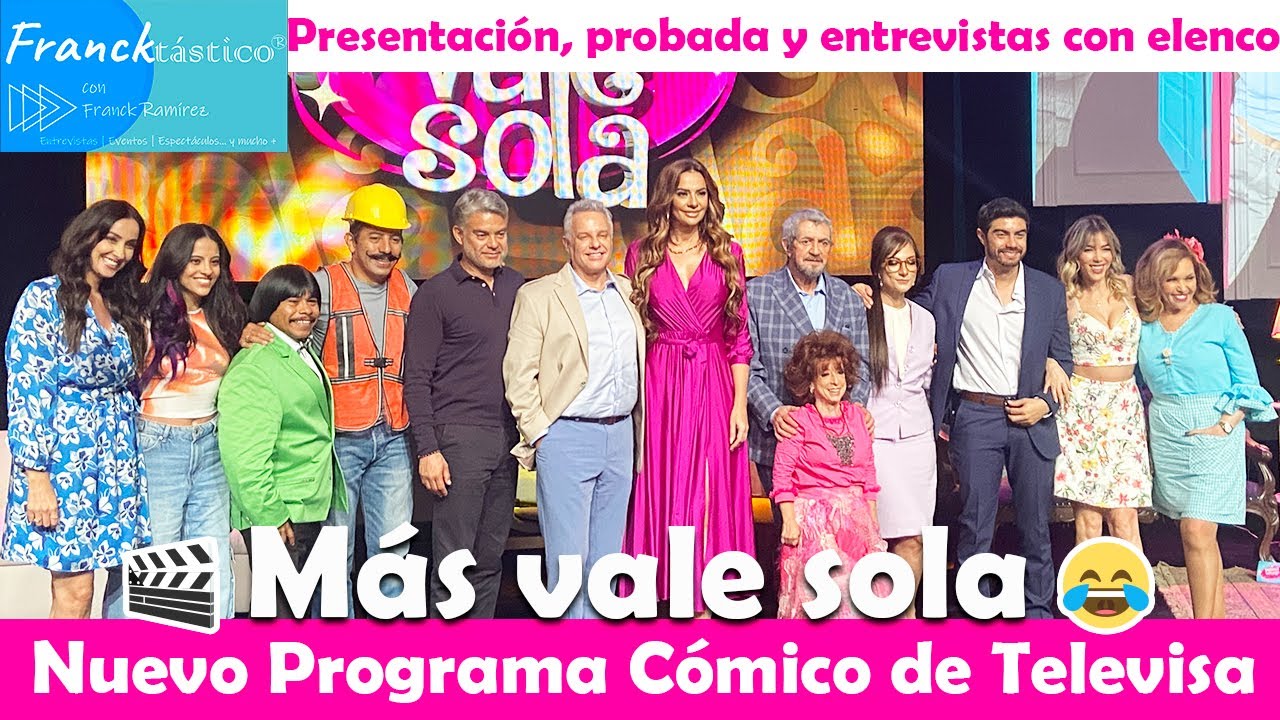 Inicia MÁS VALE SOLA Programas de comedia sitcoms con Maria Elena ...