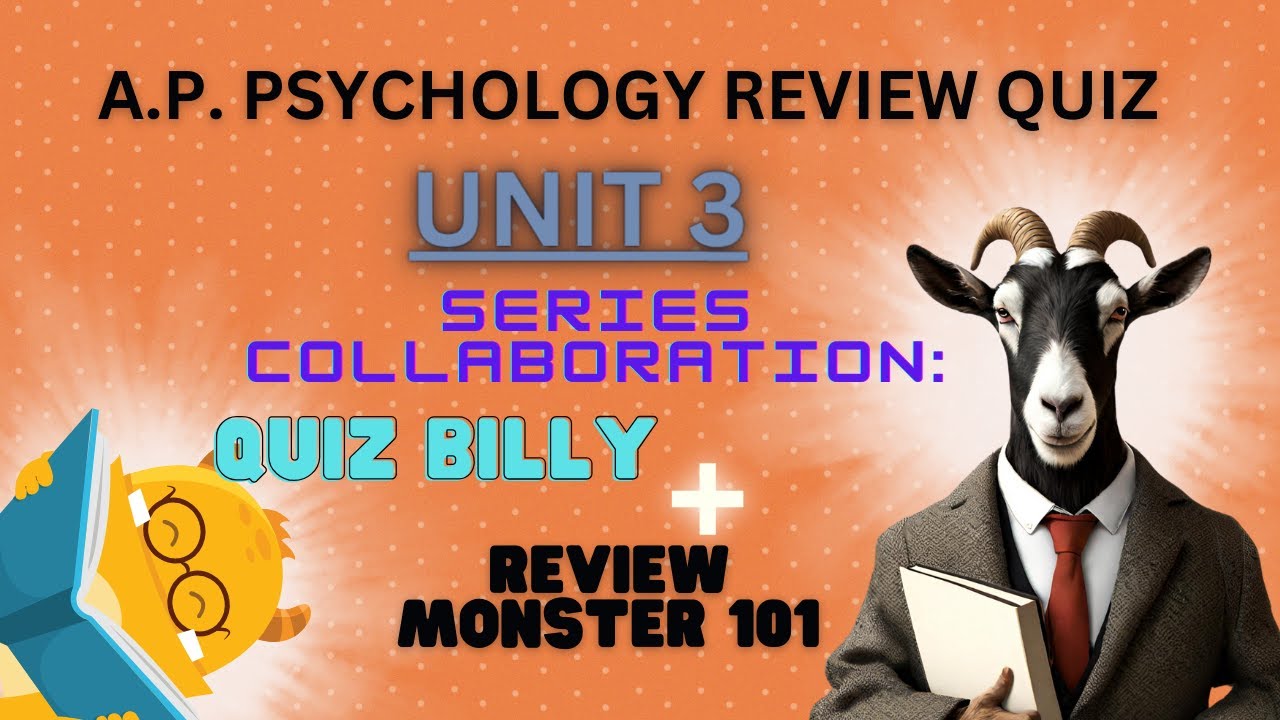 AP Psychology Quiz Challenge: Unit 3 Multiple Choice Questions | Test ...