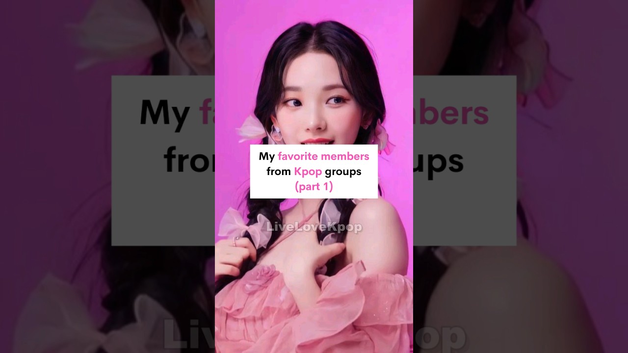MY FAVORITE MEMBERS FROM KPOP GROUPS (part 1) #kpop #facts #kpopfacts # ...
