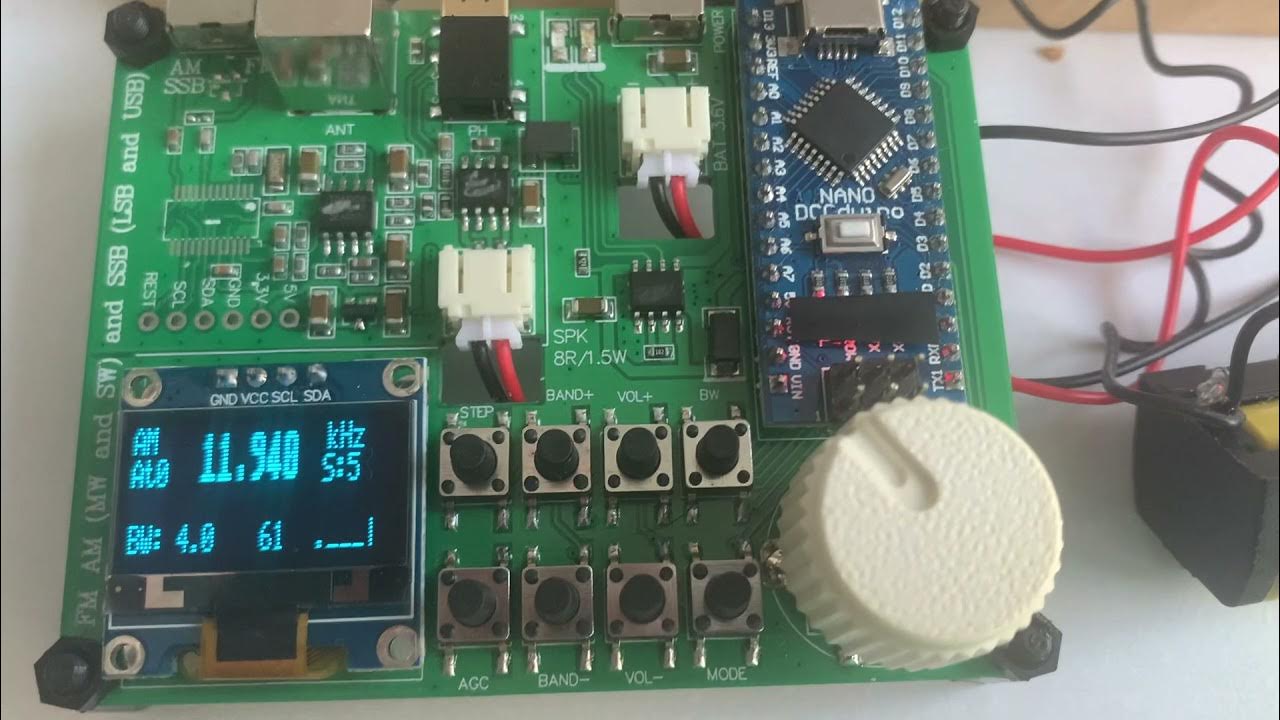 CW READOUT WITH CHINESE KIT BASED ON SI4732 AND PU2CLR SI4735 ARDUINO LIBRARY - YouTube