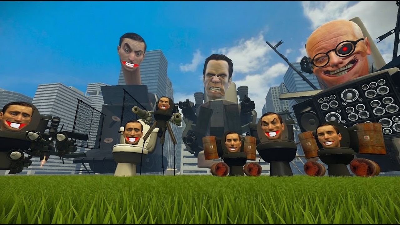 NEW skibidi toilet Realistic Gmod! COMPILATION #14 - YouTube