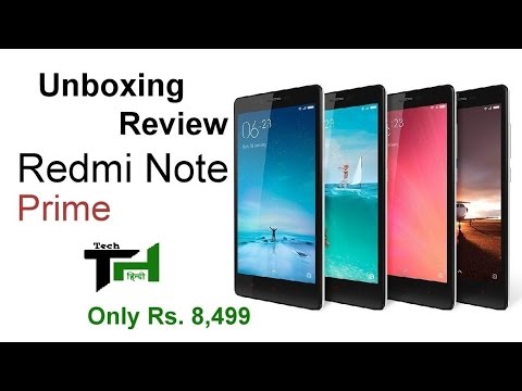Xiaomi Redmi Note Prime Unboxing Review | India Rs. 8,499 Hindi - YouTube