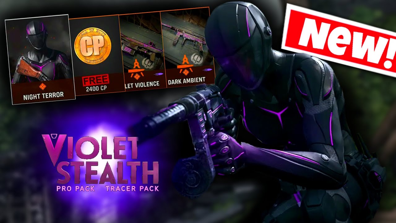 The NEW Violet Stealth Pro Pack Tracer Pack! *BUNDLE GIVEAWAY* FREE COD ...