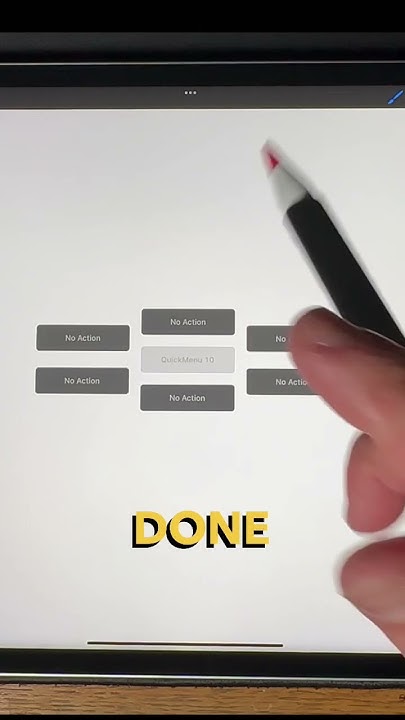 How to use the procreate quick menu. #procreate #quickmenu - YouTube