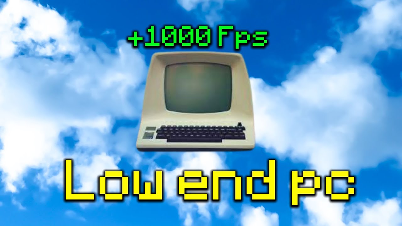 best minecraft settings for low end pc - YouTube