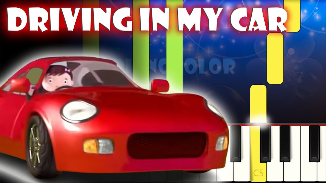 Driving in my Car Song - Little Baby Bum | Piano Tutorial | Karaoke ...
