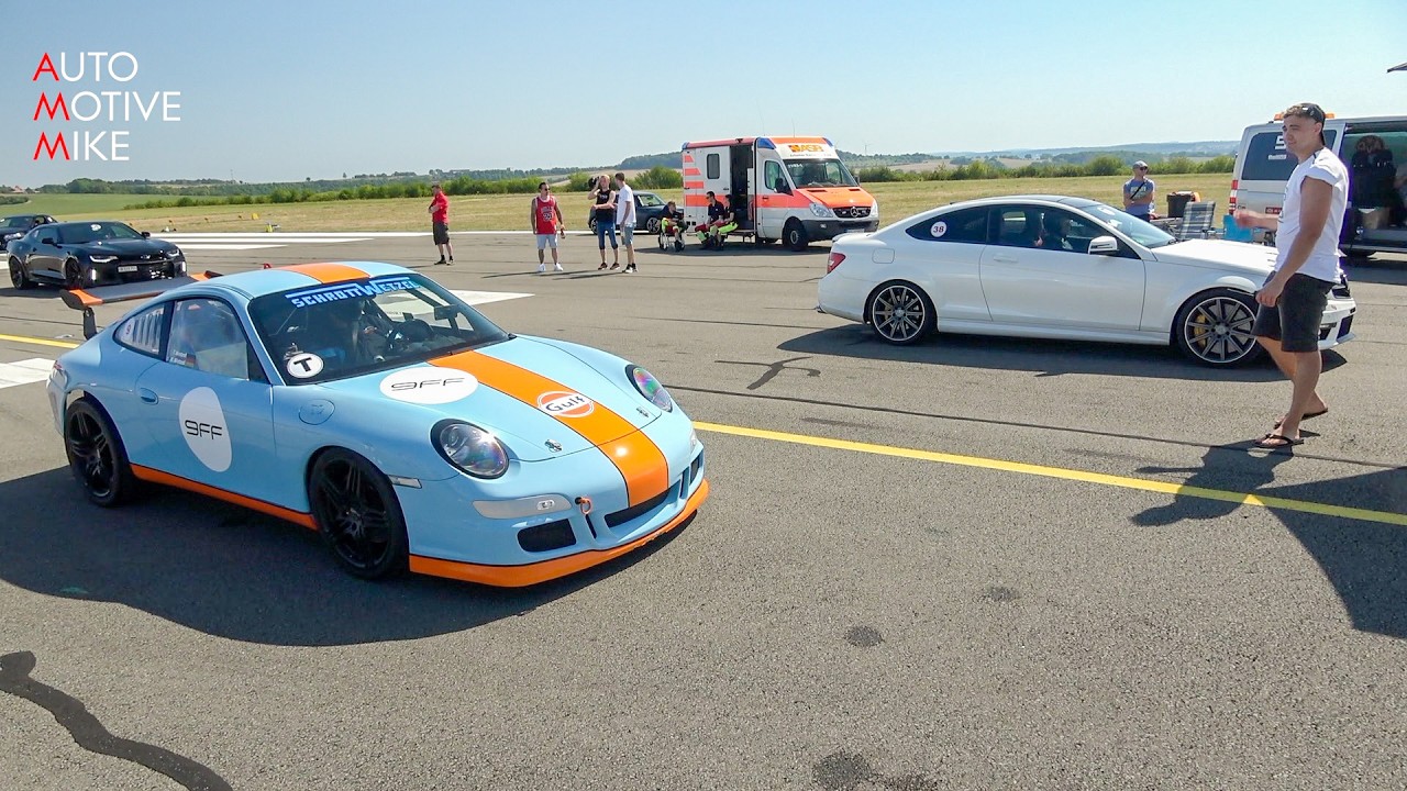 Modified Cars Drag Racing - BRABUS 800, 1200HP C63 AMG, 1050HP TT R8 ...