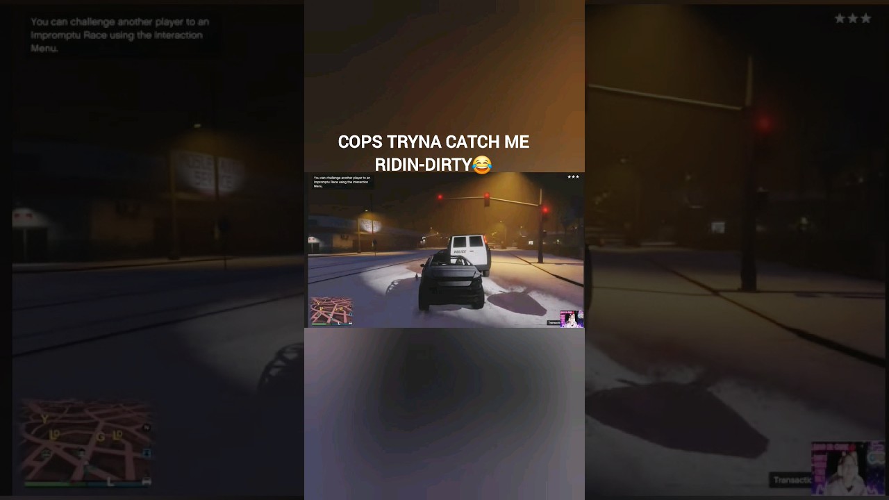 COPS TRYNA CATCH ME RIDIN-DIRTY😂 #shorts #gta - YouTube