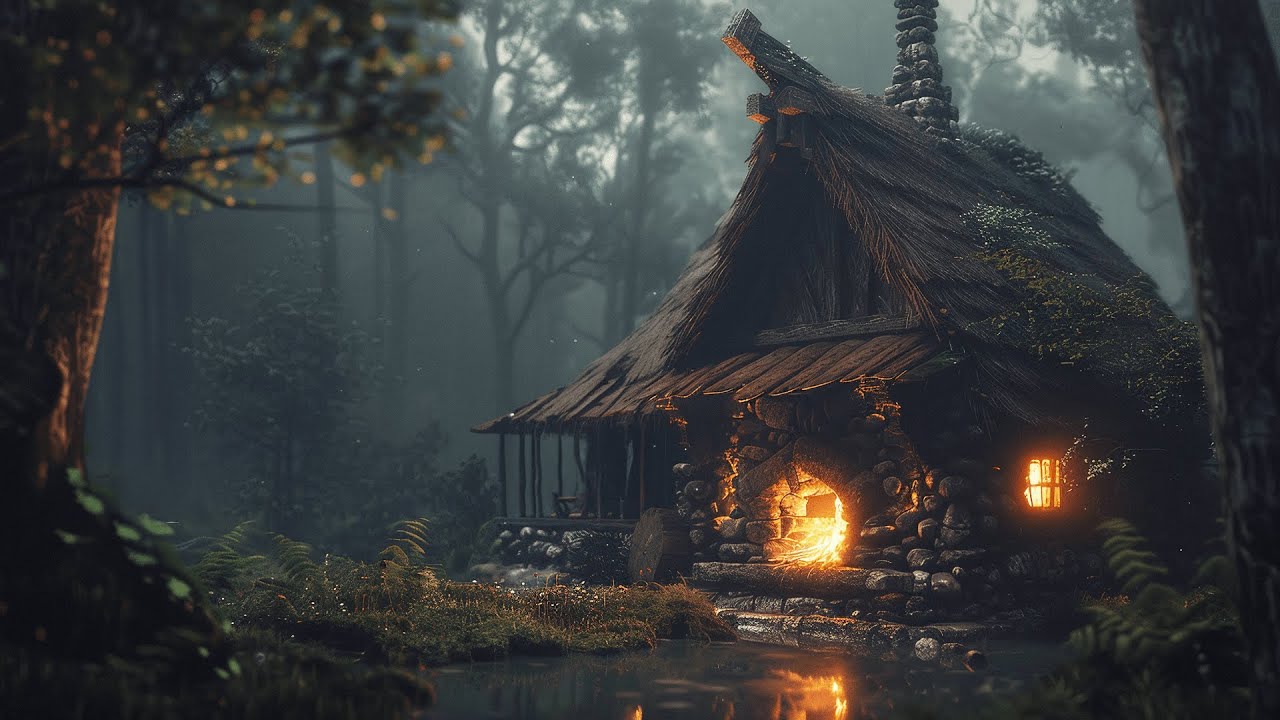 Cozy Forest Inn - Fantasy Medieval Harp & Flute Music - YouTube