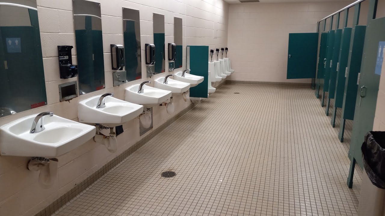 Large Theater Restroom 2 - YouTube