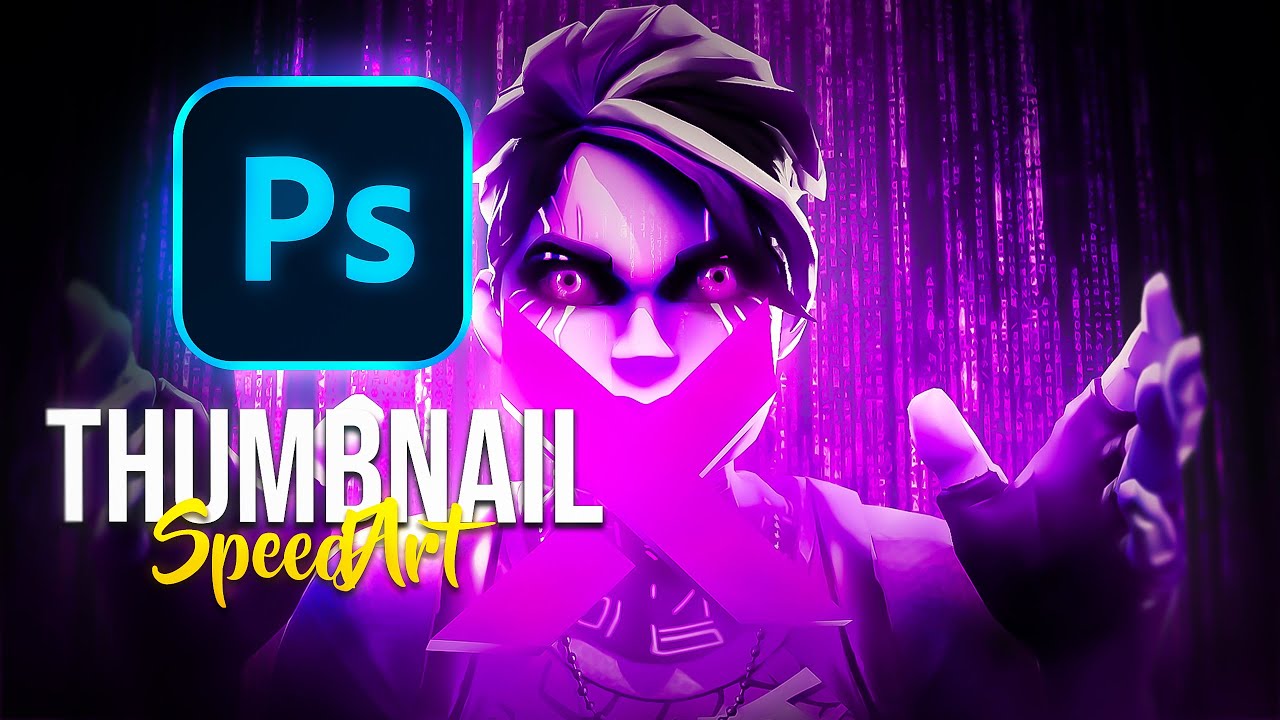 How I Made This *HACKER* Thumbnail For Xen! | Fortnite Speedart - YouTube