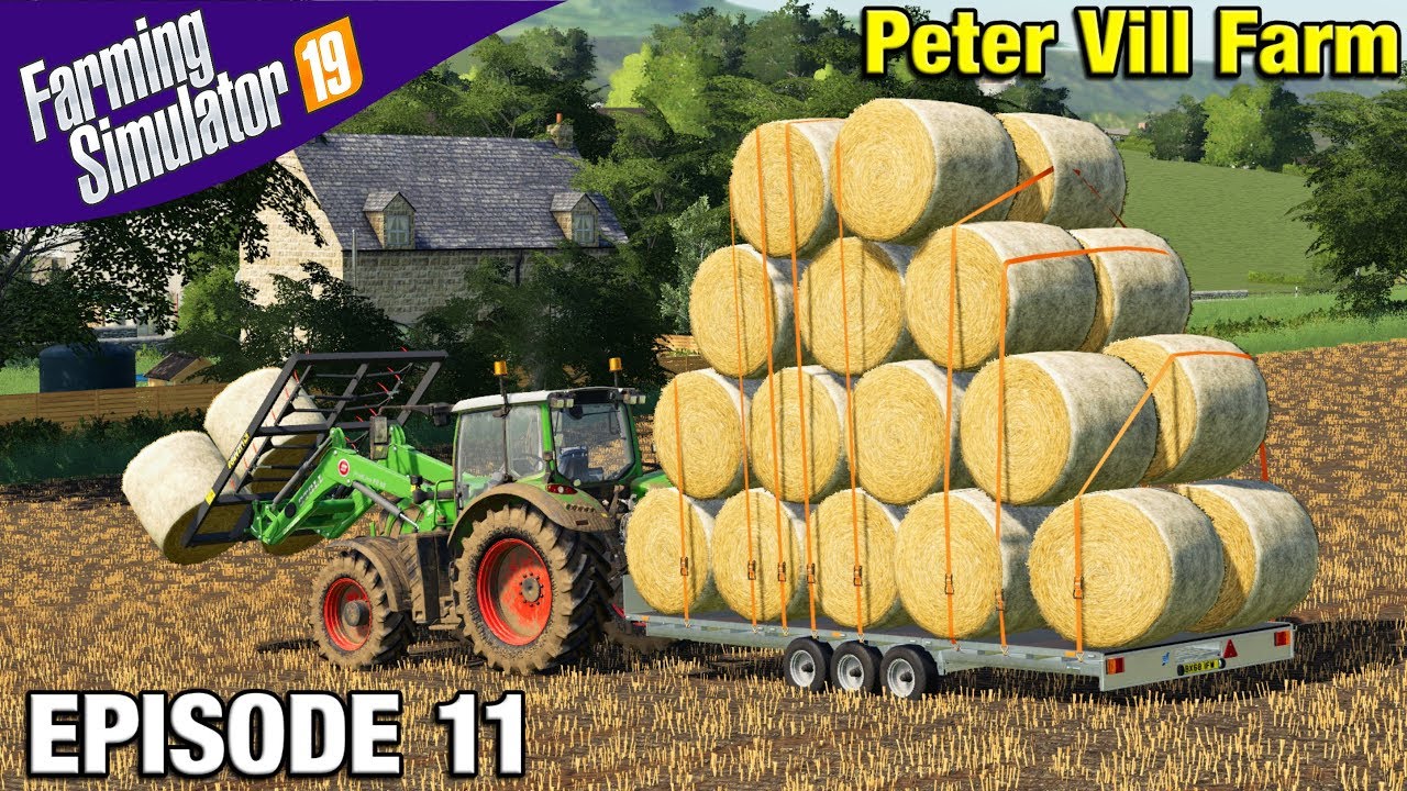 STACKING HIGH Farming Simulator 19 Timelapse - Peter Vill Farm FS19 ...