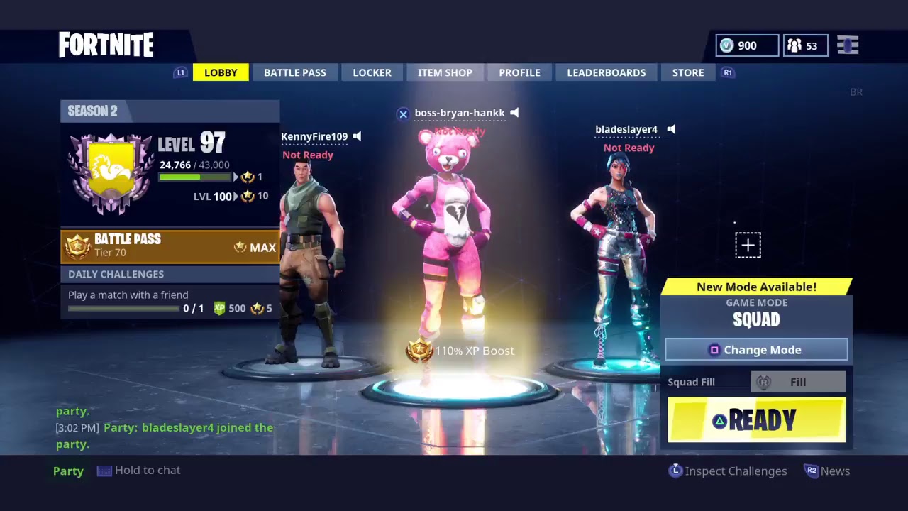FORTNITE NEW VALENTINE UPDATE NEW PINK TEDDY BEAR SKIN!!!!!!!!! - YouTube