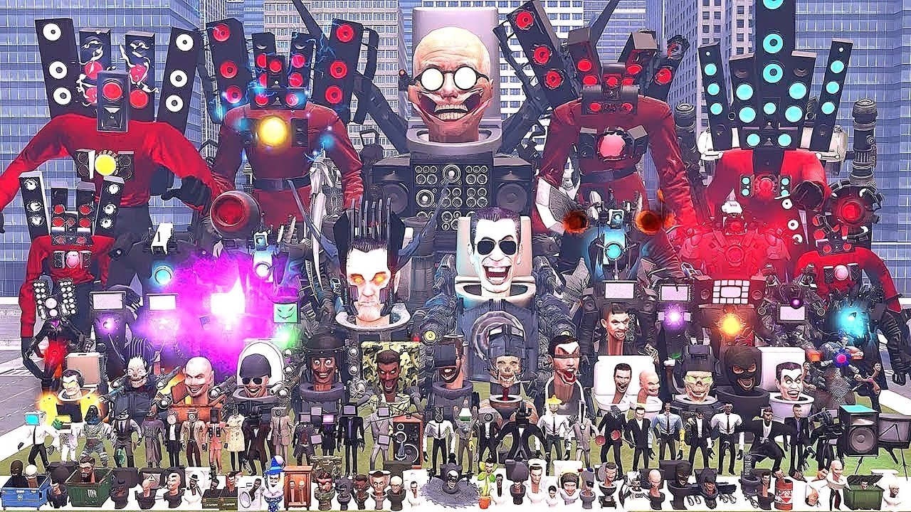 EVOLUTION OF MULTIVERSE TITAN CAMERA MAN, SPEAKER MAN AND TV MAN ...