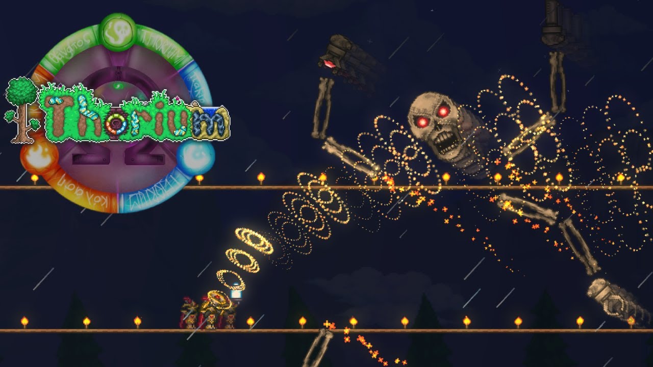 Terraria/Thorium mod/Skeletron Prime/Master mode/Bard class - YouTube