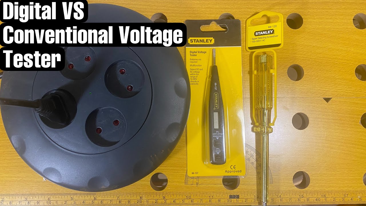 Tespen Listrik AC/DC Stanley - Digital Voltage Tester VS Konvensional ...