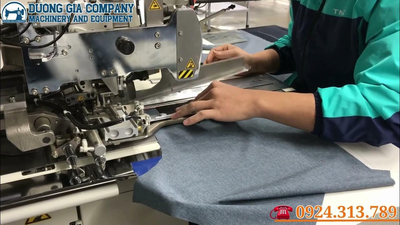 JUKI-APW-895NE Máy Bổ Túi Quần Tự Động - JUKI Automatic Welting Machine - YouTube