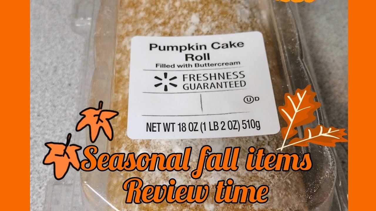 Fall seasonal item | review time | pumpkin sweet roll | walmart bakery ...