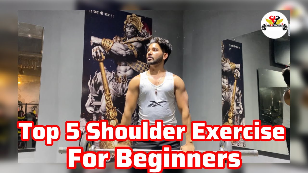 Shoulder exercises for beginners, Top 5 shoulder exercises #gymworkout ...