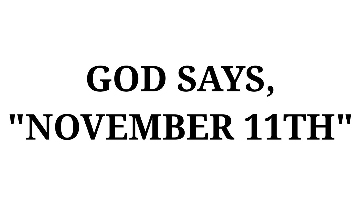 🛑 GOD'S MESSAGE TODAY | "NOVEMBER 11TH" | Prophetic word Julie Green ...