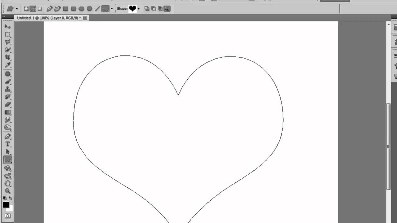 How to fill a path with text Adobe Photoshop tutorial - YouTube