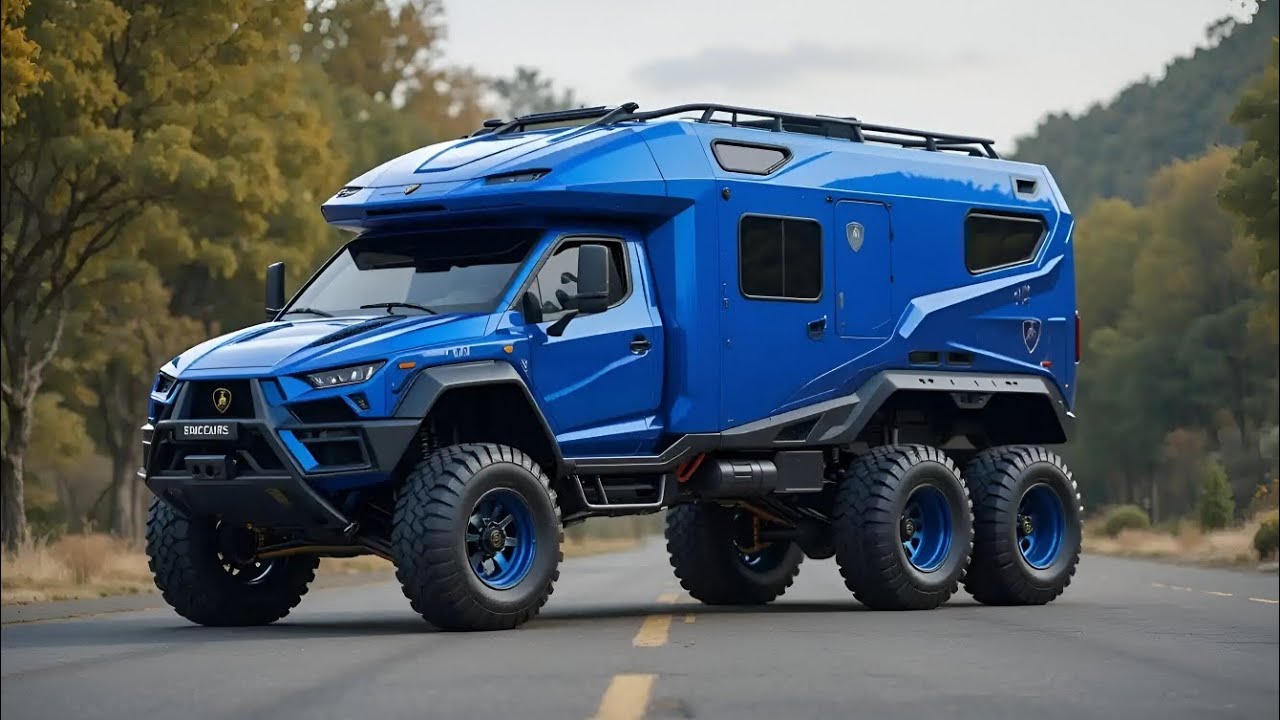 2025 Lamborghini Motorhome Camper Truck: The Supercar of RVs - YouTube