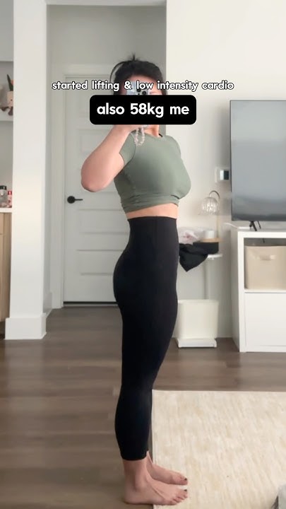 same weight, different body #bodyrecomp #58kg - YouTube