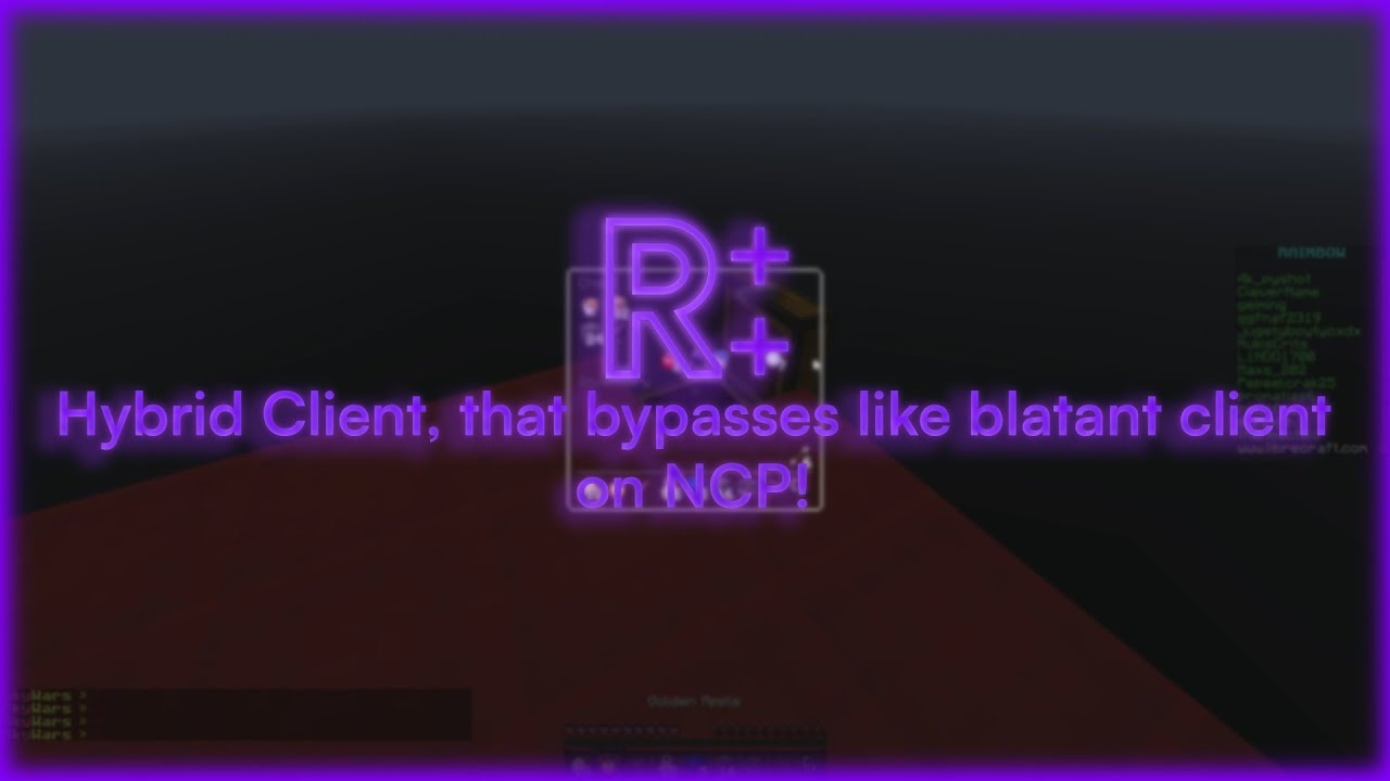 Hybrid Client better than Blatant Clients?! ft. Raven B+++ (LegitScaff ...
