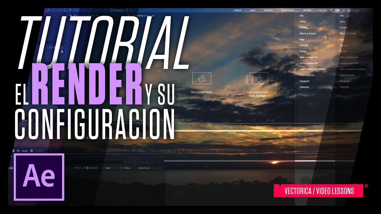 El Render y configuración en After Effects. #Tutorial #AfterEffects ...
