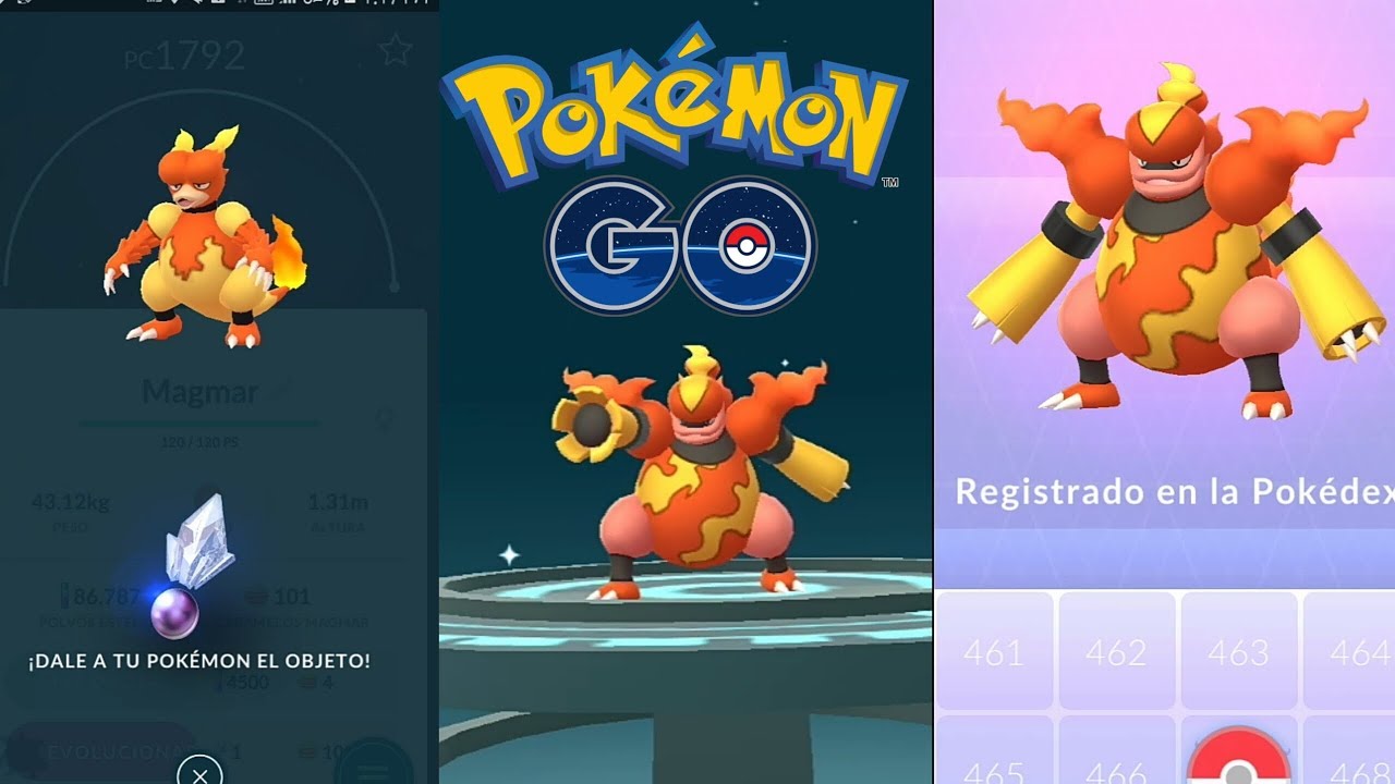 LA MEJOR EVOLUCION DE MAGMORTAR EN POKEMON GO! - YouTube