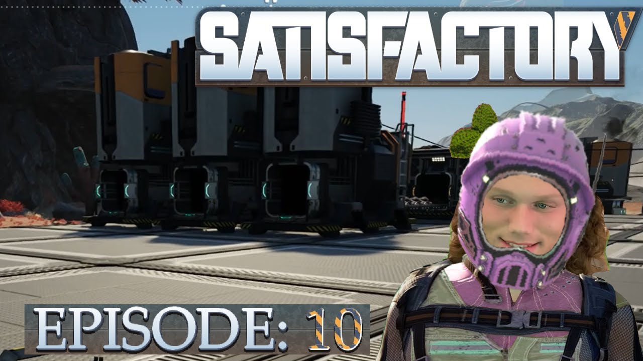 Satisfactory Ep.10 Laying the foundation - YouTube