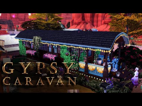 🔮 Gypsy Caravan 🔮 | Sims4 Speed Build | No CC - YouTube