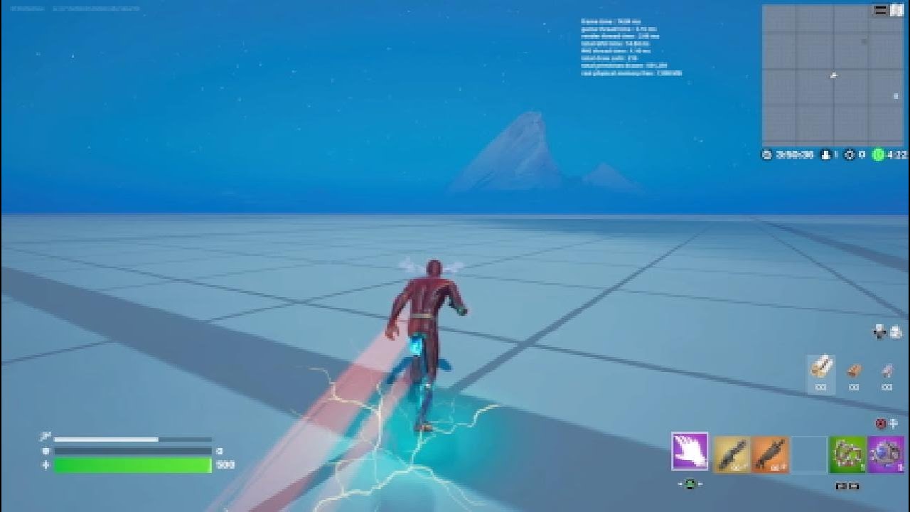 How to create a flash effect While running! Fortnite creative - YouTube