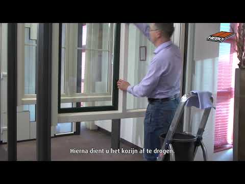 Onderhoud - kunststof elementen -- afnemen met water