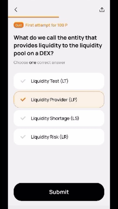 What do we call the entity that provides liquidity to the liquidity ...